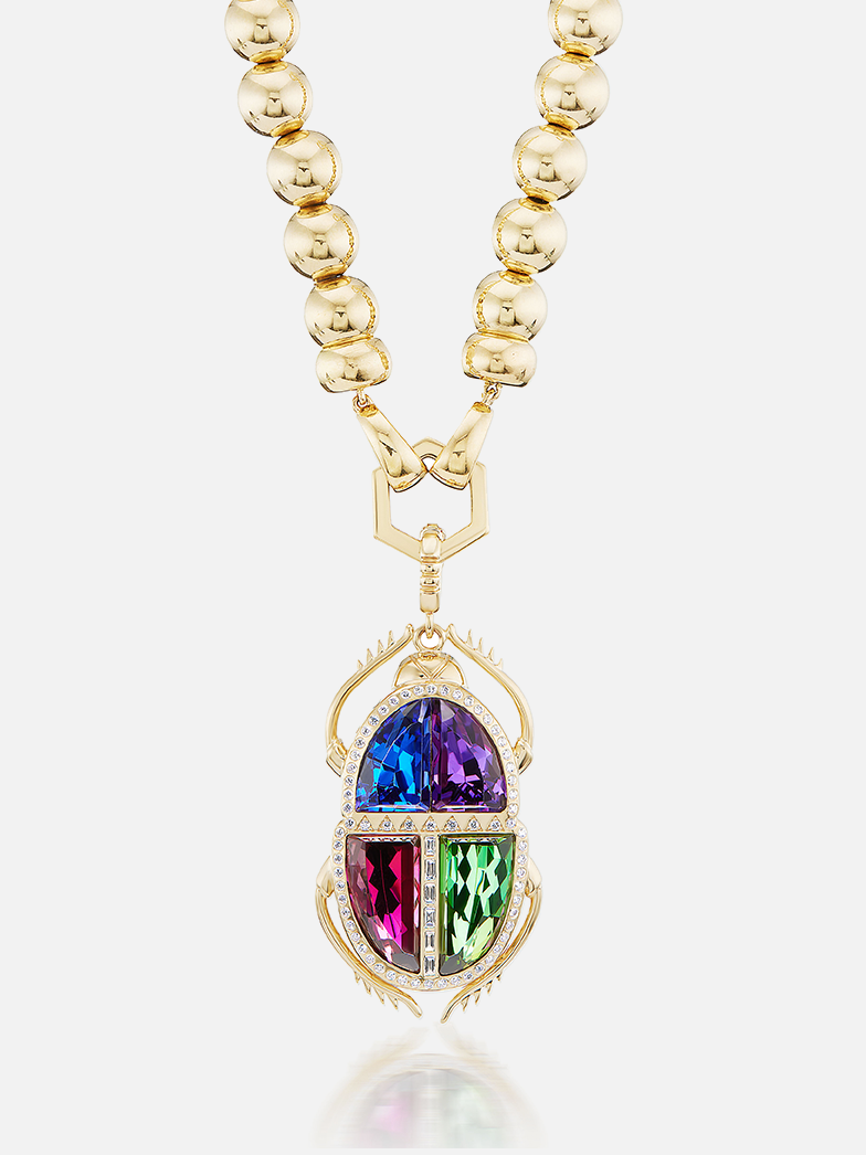 Major Scarab Pendant Multi-Color – Harwell Godfrey